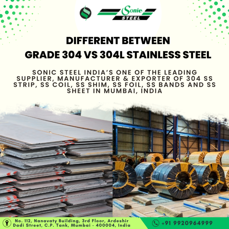Difference Between Grade 304 SS vs 304l SS - Sonic Steel